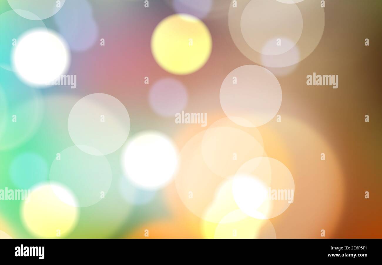 Abstract light golden gradient pink festive bokeh background with ...