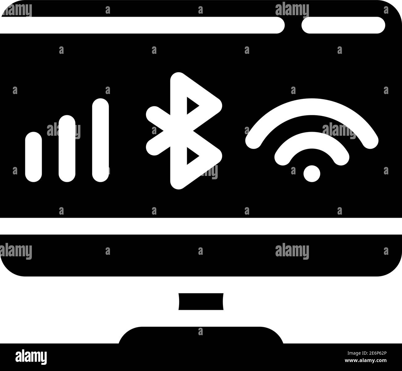 connection operating system glyph icon vector illustration Stock Vector ...