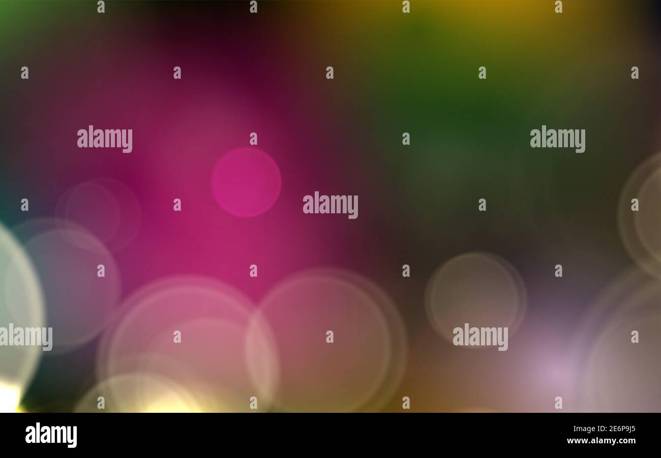 Abstract light golden gradient pink festive bokeh background with ...