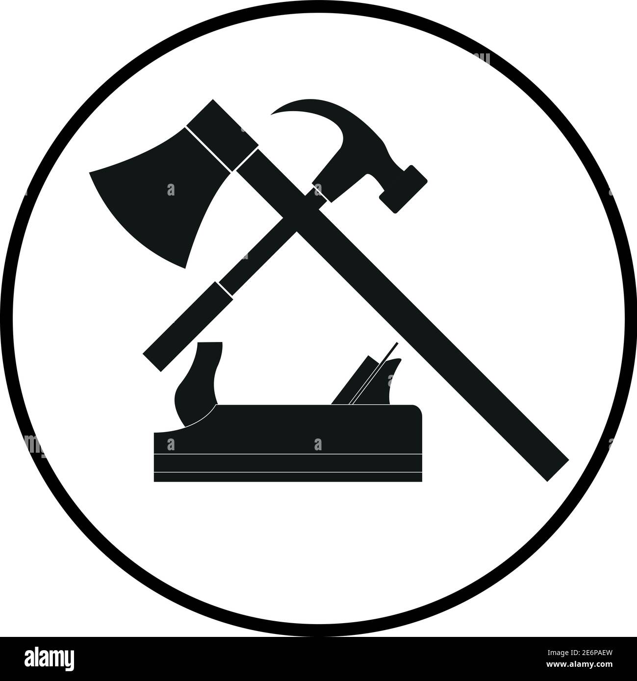 Roofer, tools, carpenter icon, carpenter, logo, sticker, background ...