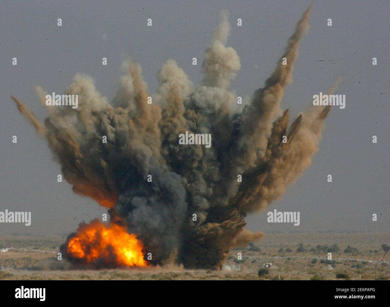 Explosion At A Military Training Ground High Resolution Stock ...