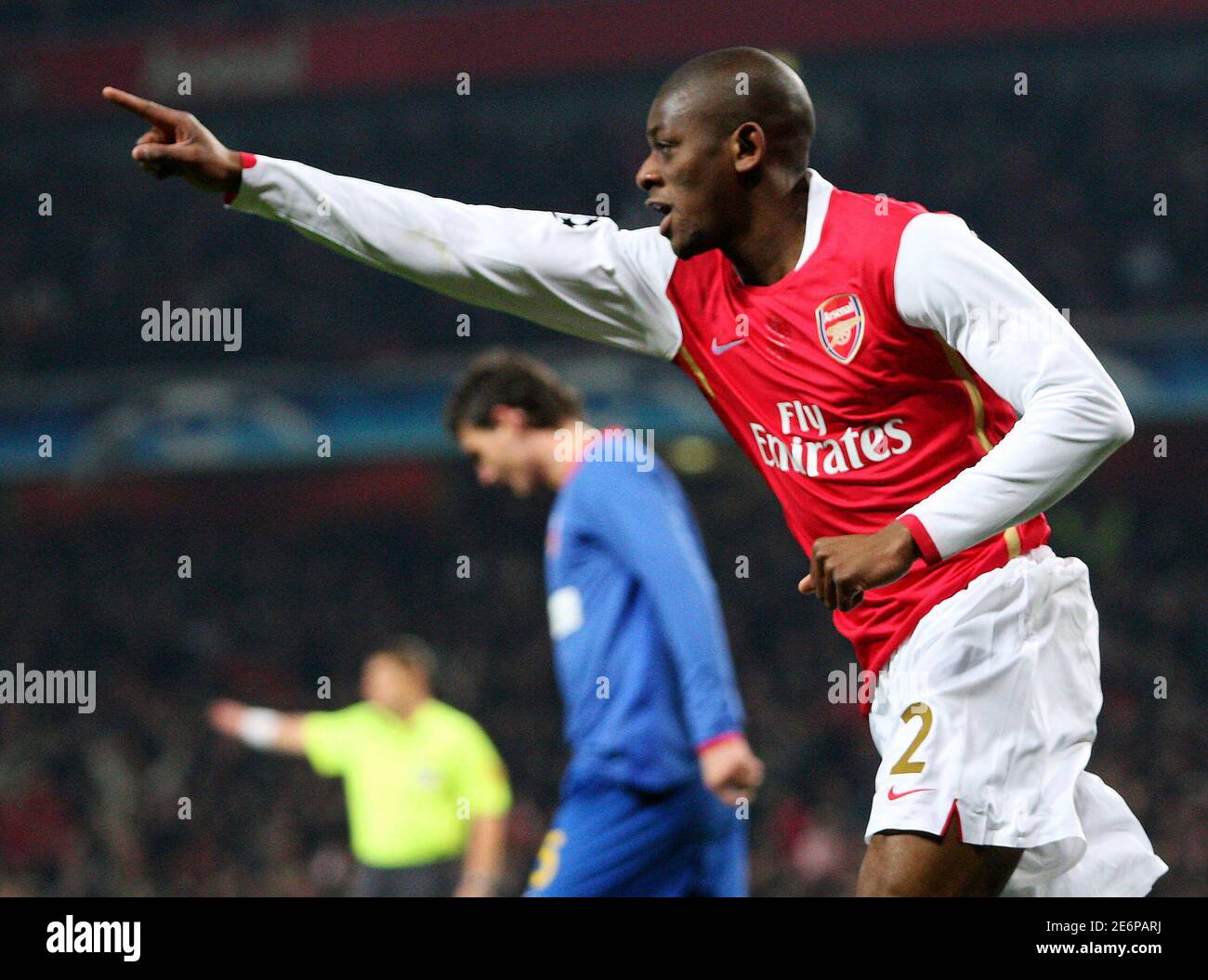 Abou diaby celebrates hi-res stock photography and images - Alamy