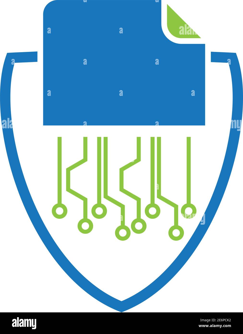 Digitization, data protection, data backup, logo, icon Stock Vector ...