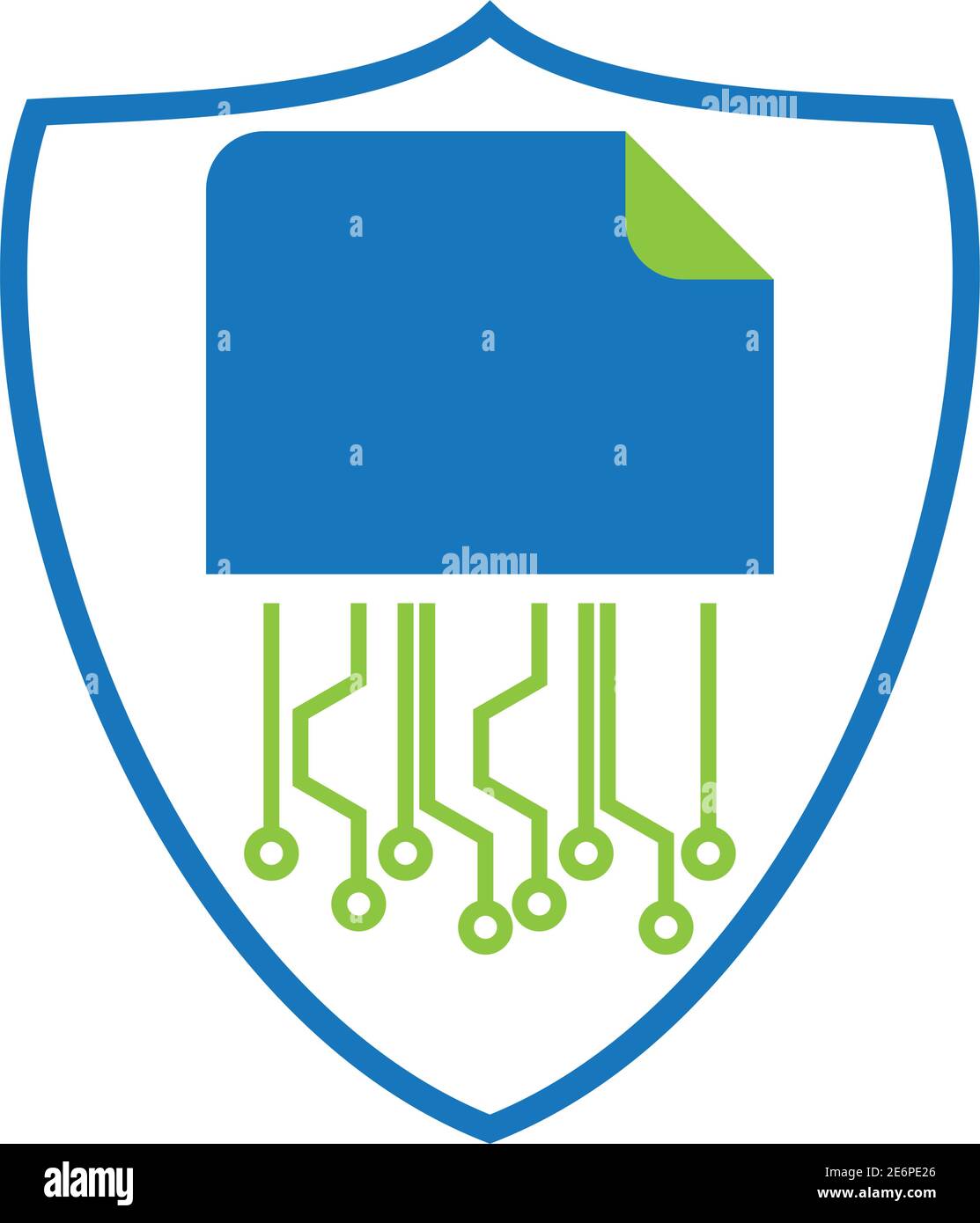 Digitization, data protection, data backup, logo, icon Stock Vector ...