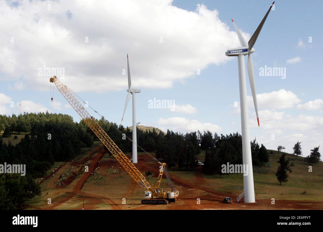 Wind farm construction africa hi-res stock photography and images - Alamy