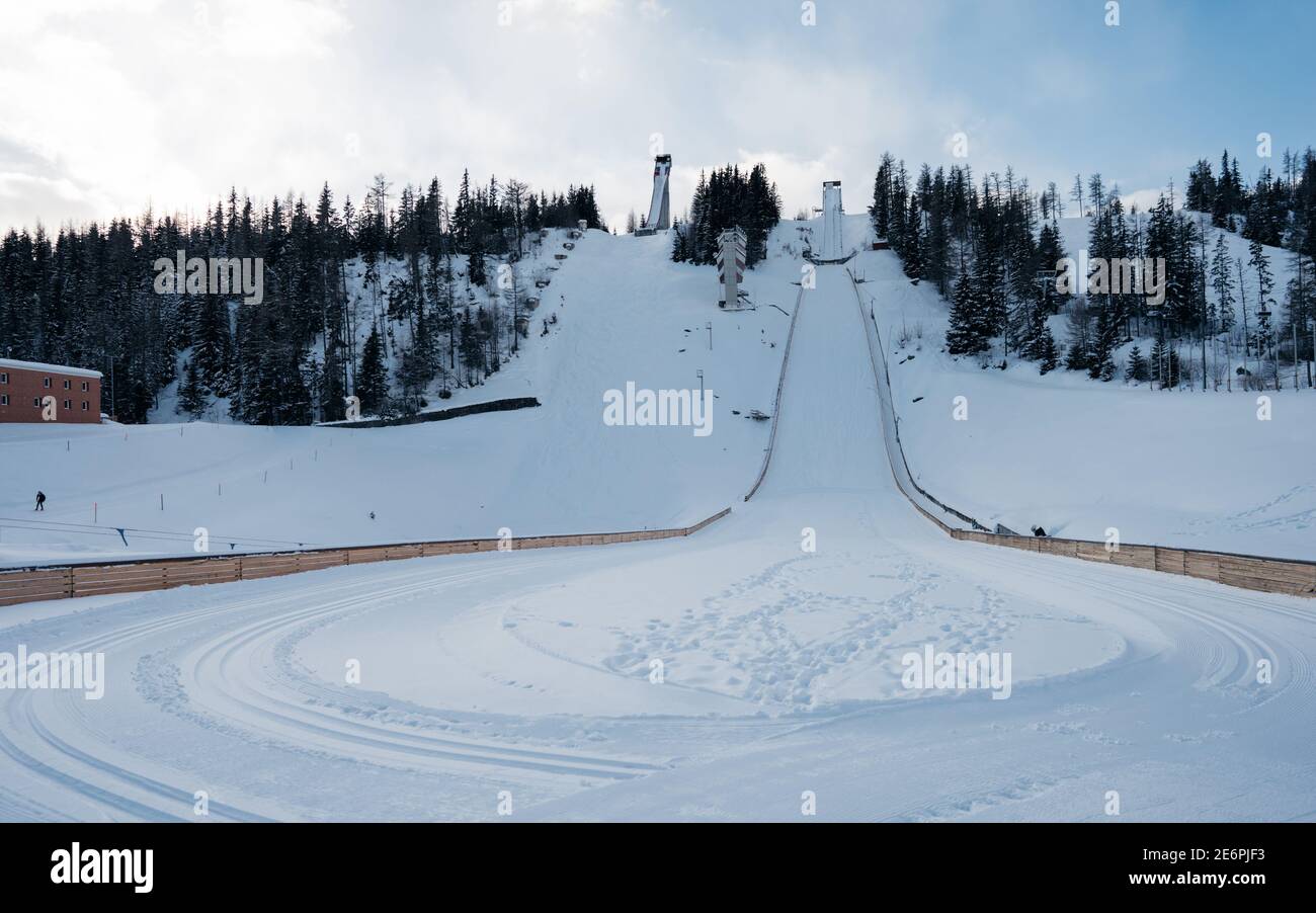 Ski jump stadium hi-res stock photography and images - Alamy
