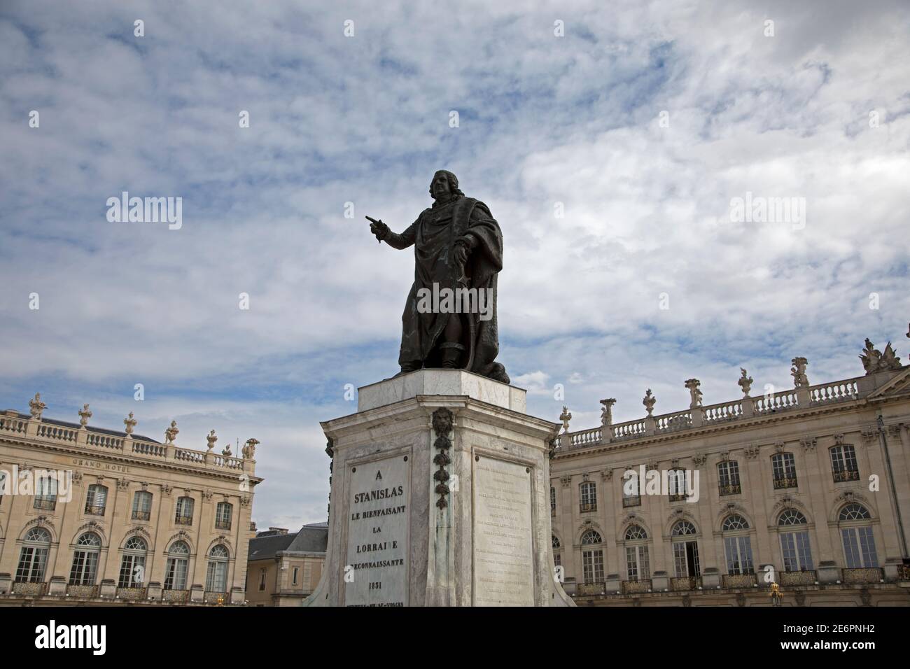 The Place Stanislas and statue of Stanislas Leszczynski Duke of ...