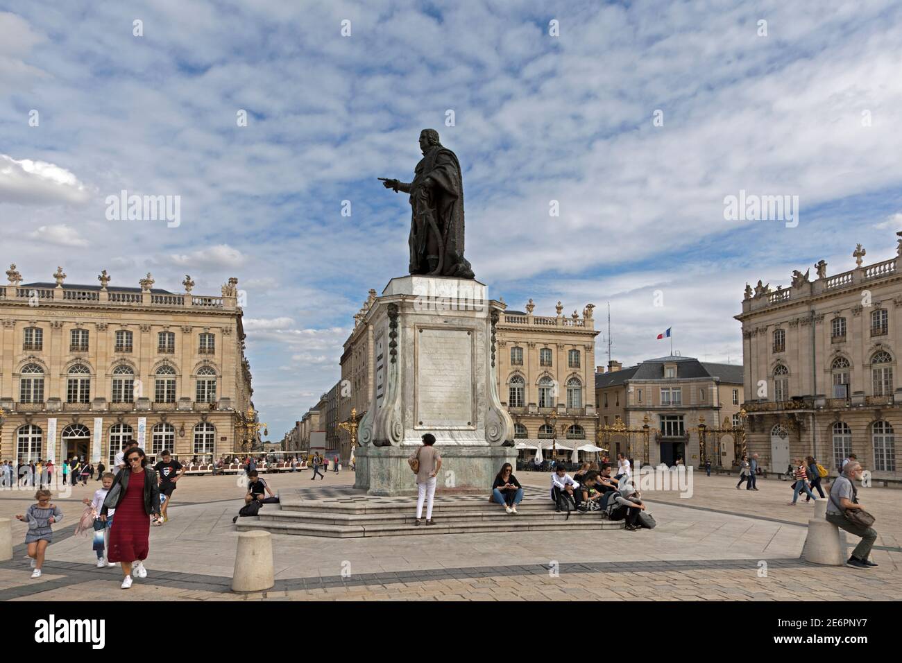 The Place Stanislas and statue of Stanislas Leszczynski Duke of ...