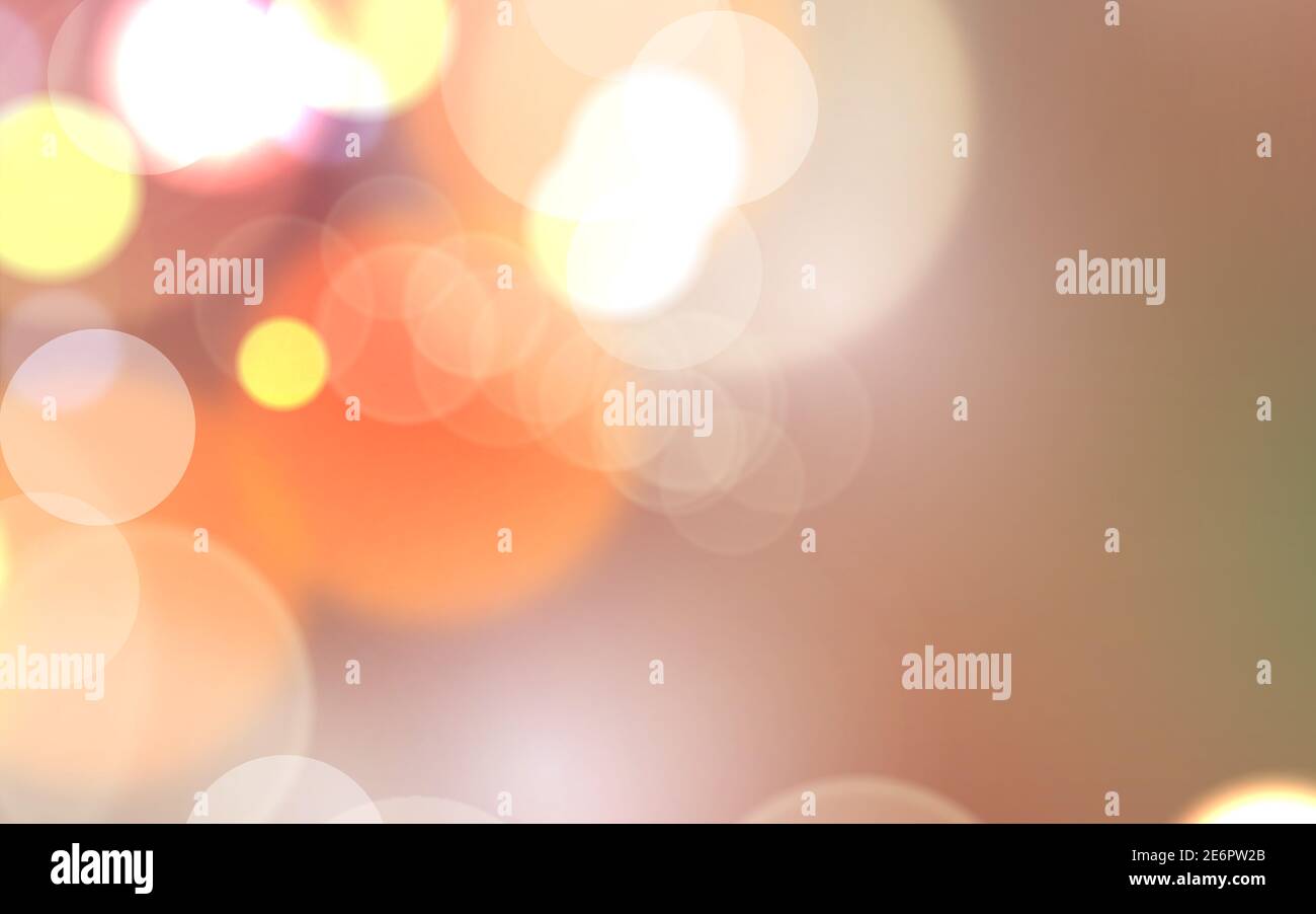 Abstract light golden gradient pink festive bokeh background with ...