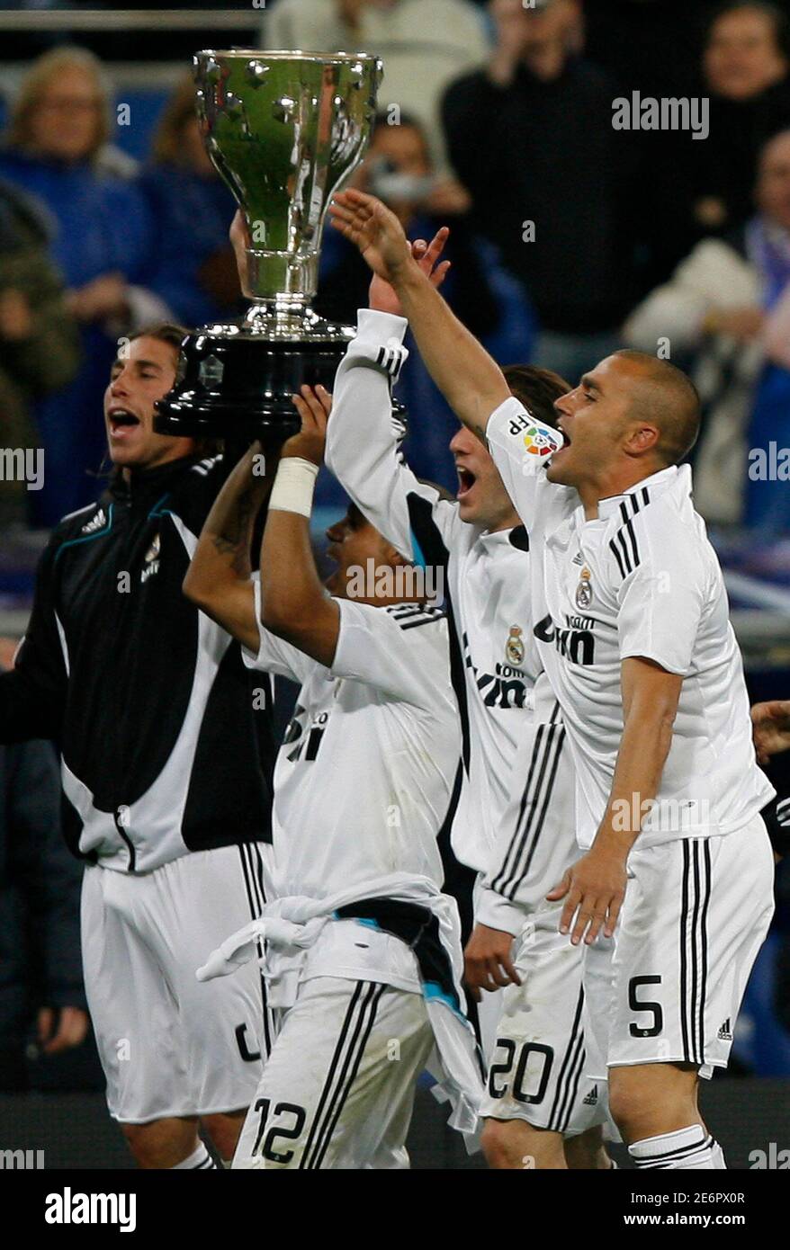 Real madrid spanish league trophy hi-res stock photography and images ...