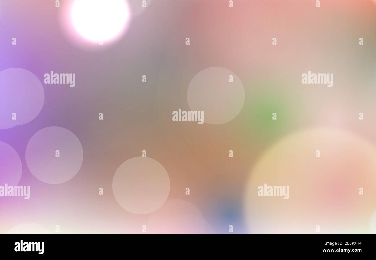 Abstract light golden gradient pink festive bokeh background with ...