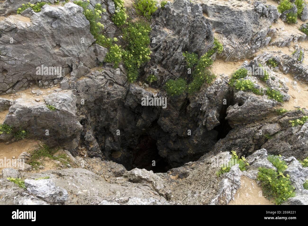 Dark hole in ground hi-res stock photography and images - Alamy
