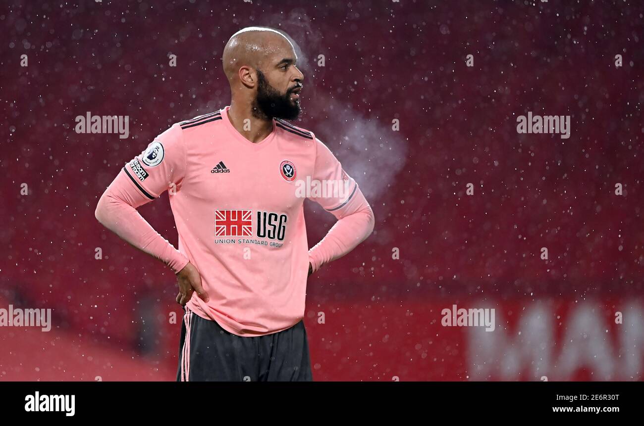 Sheffield United's David McGoldrick during the Premier League match at ...