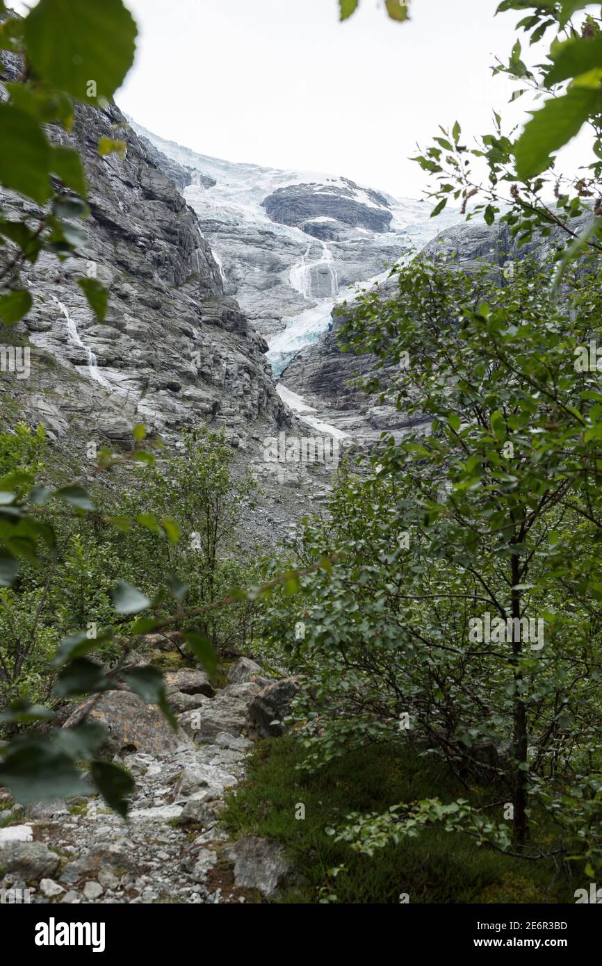 Hiking to the Jostedalsbreen Glacier in the Jostedalsbreen National ...