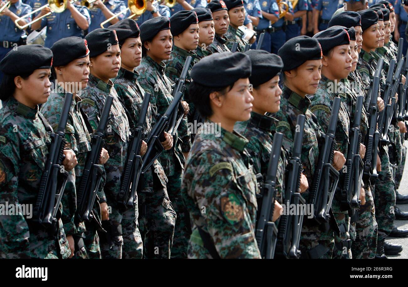 Philippine national police special action force hi-res stock ...