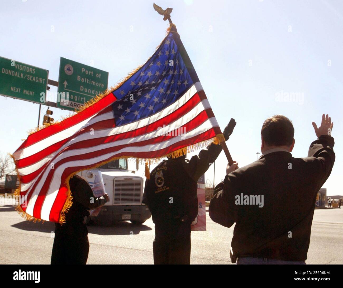 Teamsters union flag hi-res stock photography and images - Alamy