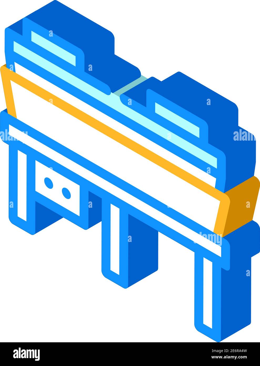hot pressing press isometric icon vector illustration Stock Vector ...