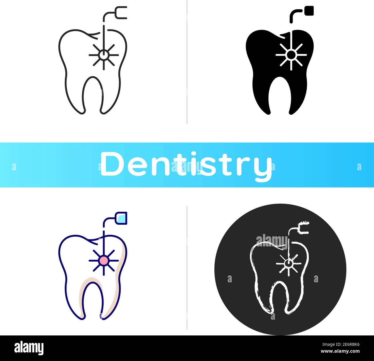 laser dental procedures icon Stock Vector Image & Art - Alamy
