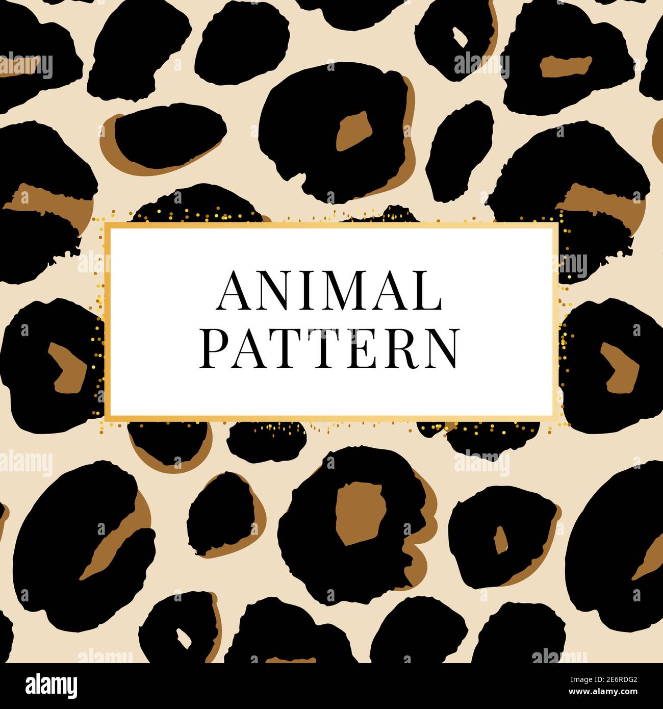 black and white leopard pattern Stock Vector Image & Art - Alamy