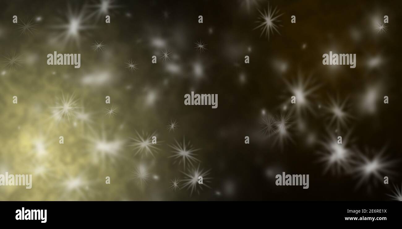 Flying stars over light yellow and gold background Stock Photo - Alamy