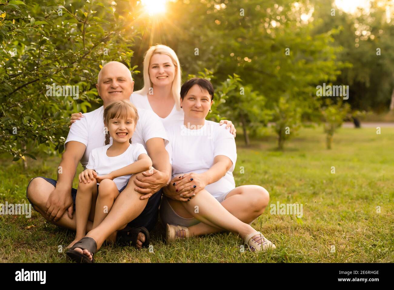 Mixed extended family hi-res stock photography and images - Alamy