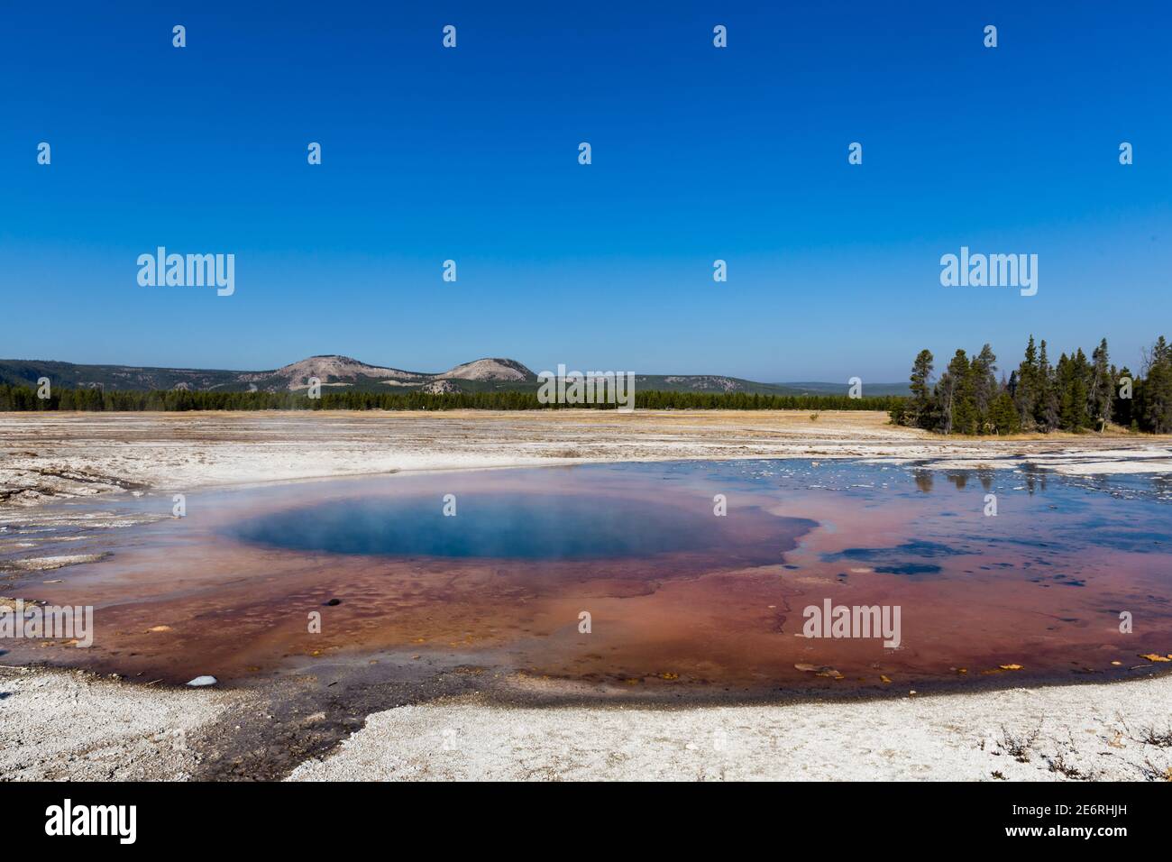 Hot springs are the most common hydro-thermal features at Yellowstone ...