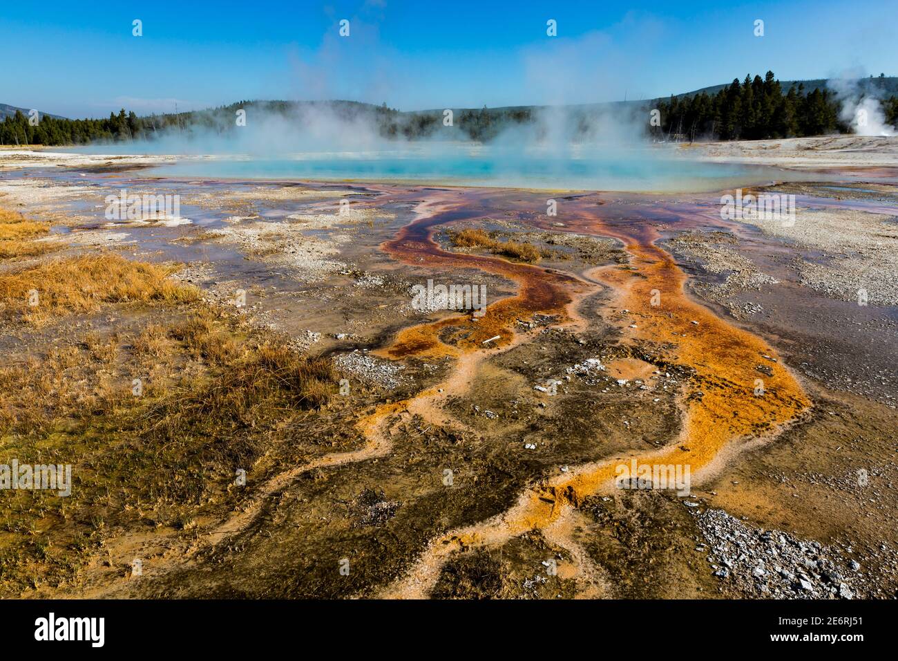 Yellowstone Sulphur Pools High Resolution Stock Photography and Images ...