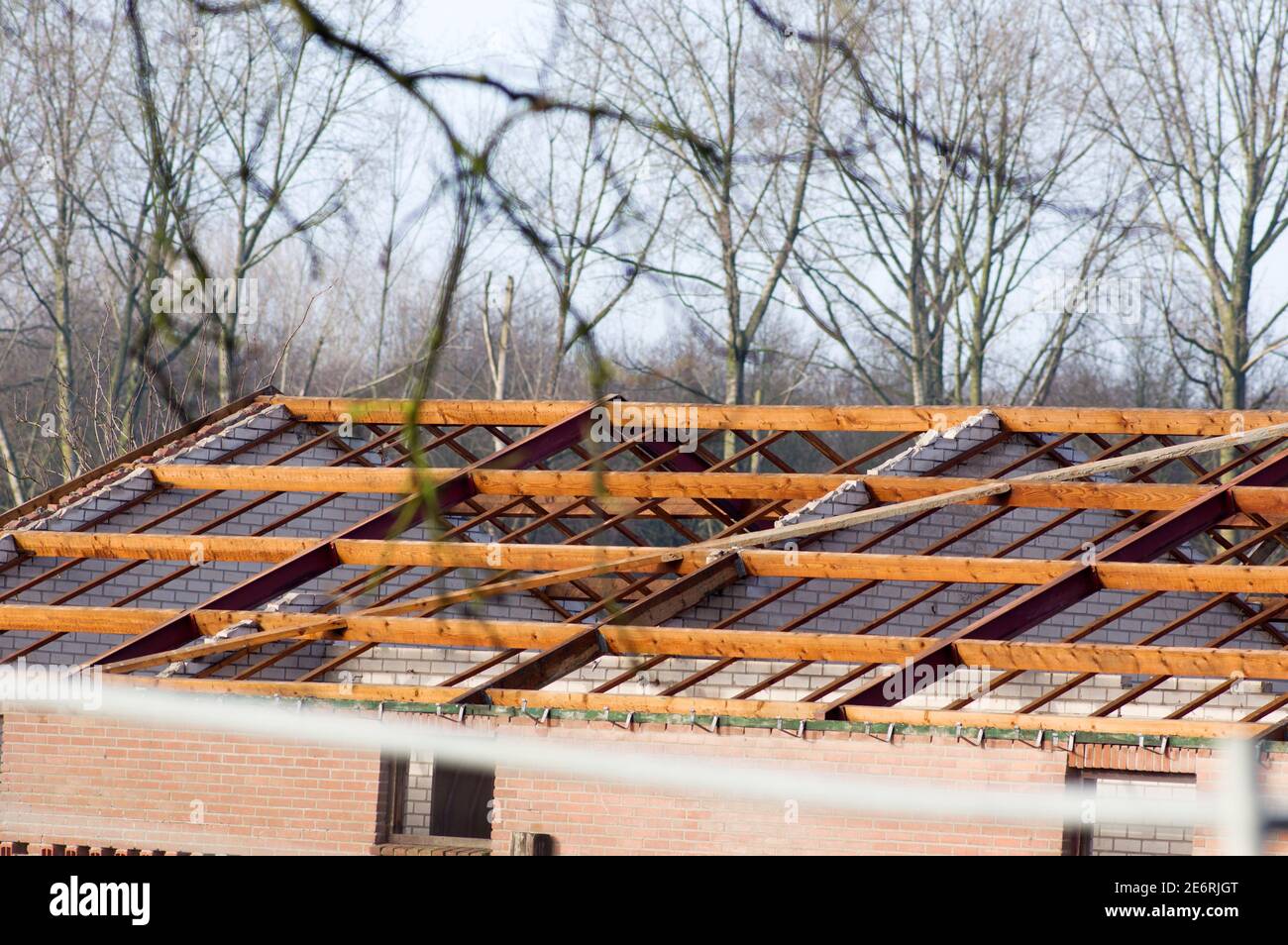 Roof skeleton hi-res stock photography and images - Alamy