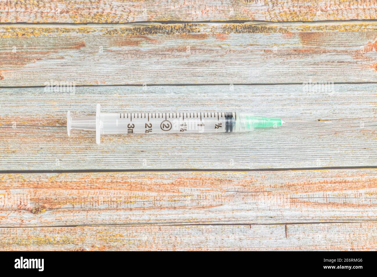 A close-up shot with selective focus of a hygienic single-use plastic ...