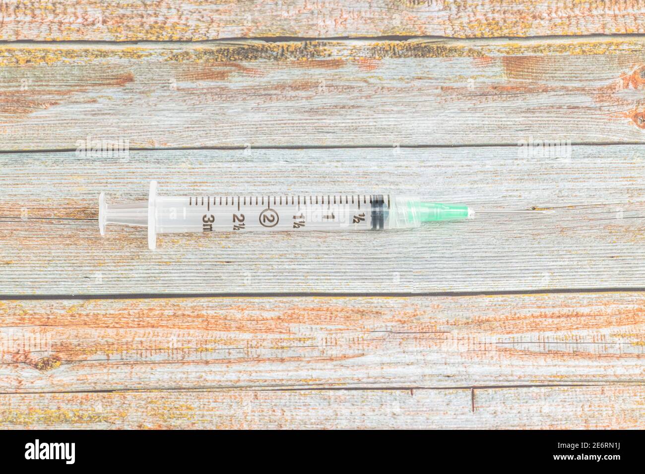 A close-up shot with selective focus of a hygienic single-use plastic ...