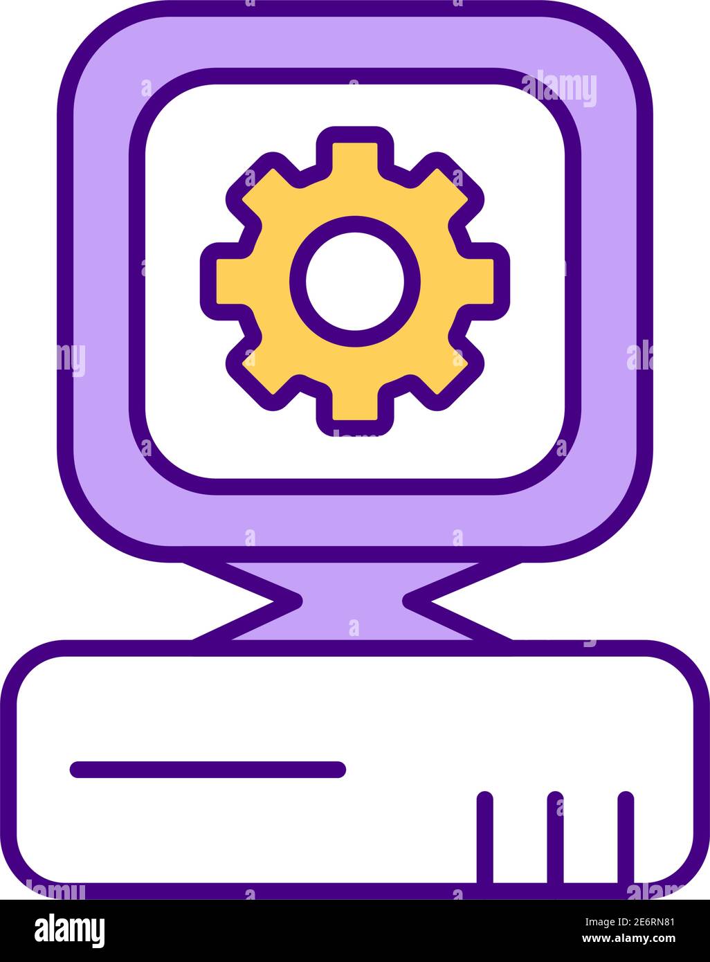 Equipment upgrade RGB color icon Stock Vector Image & Art - Alamy