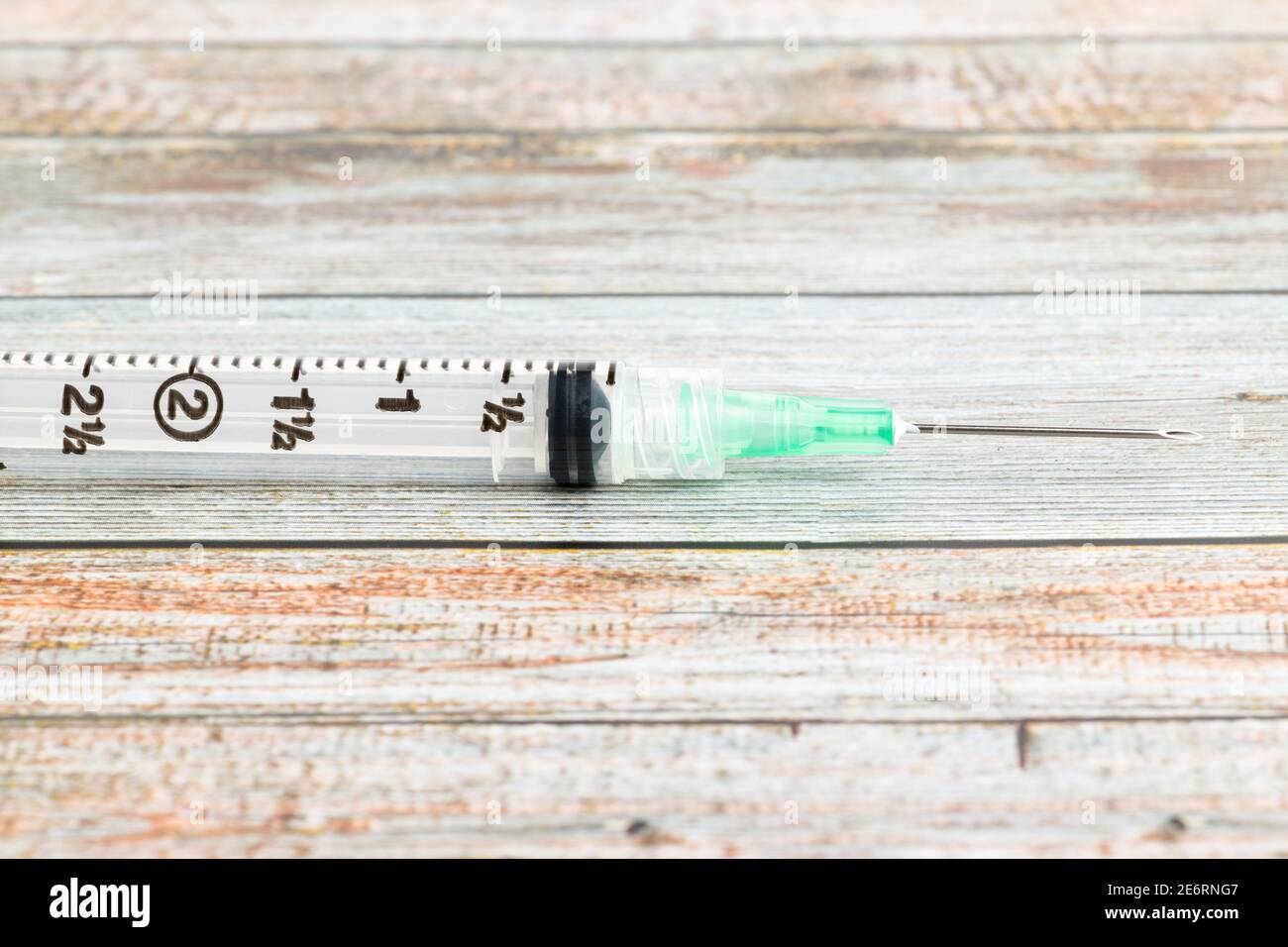 A close-up shot with selective focus of a hygienic single-use plastic ...