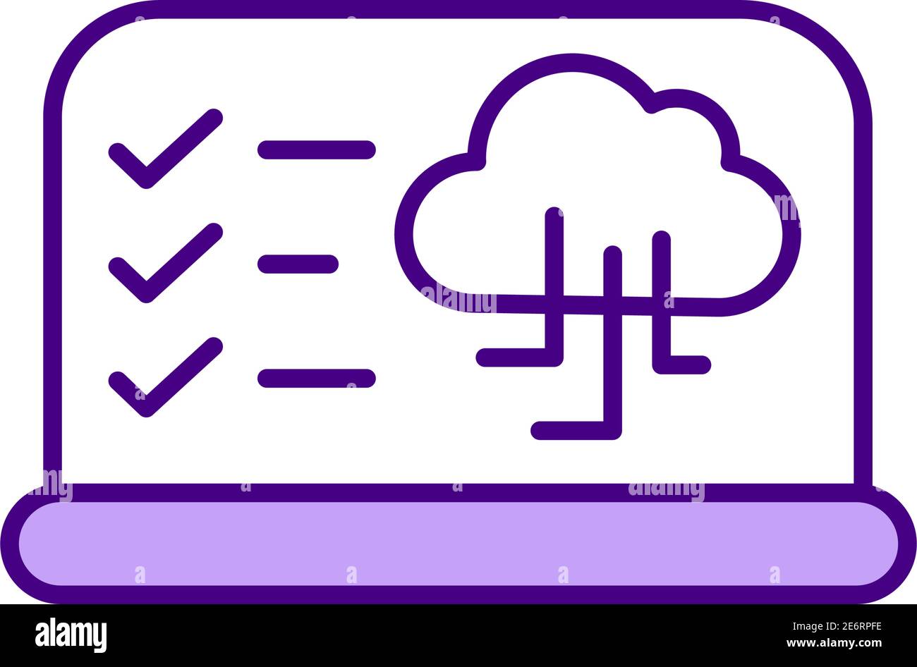 Cloud computing services capabilities RGB color icon Stock Vector Image ...