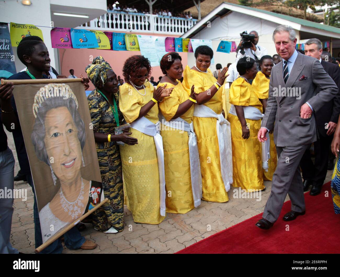 Prince charles in kampala hi-res stock photography and images - Alamy