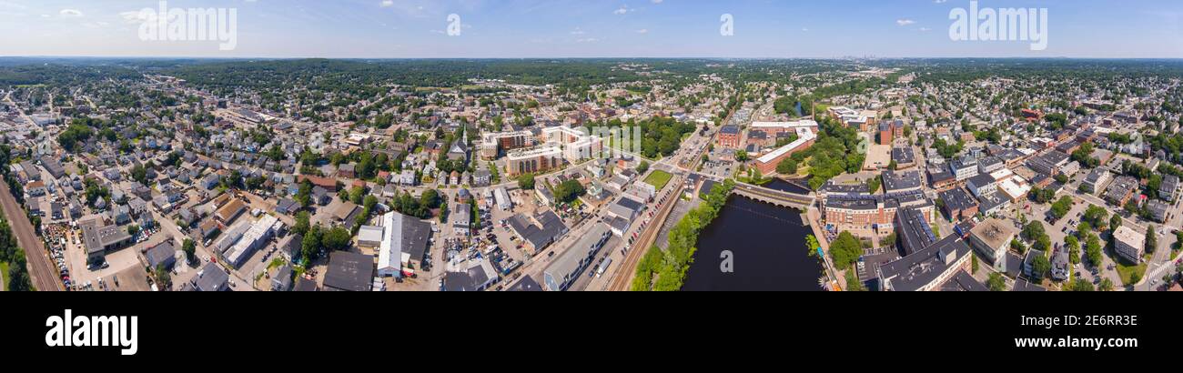 Historic Francis Cabot Lowell Mill building at Charles River and ...