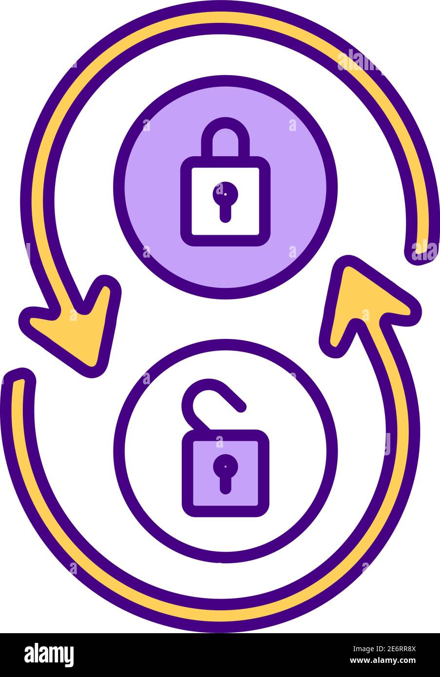 Concept insecure data Stock Vector Images - Alamy