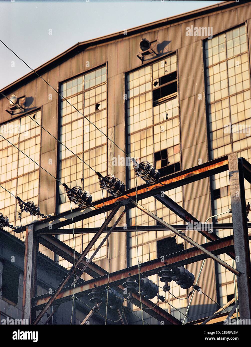 A View of the Huber Coal Breaker, Colliery in Ashley, Pennsylvania. USA ...