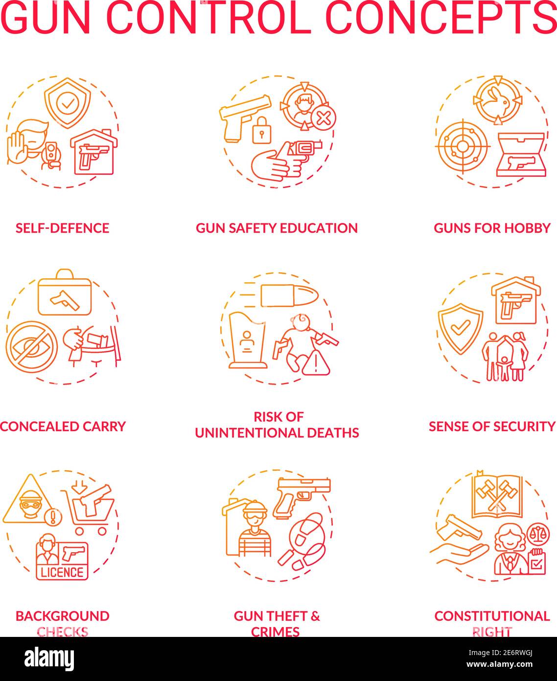 Concealed weapon Stock Vector Images - Alamy