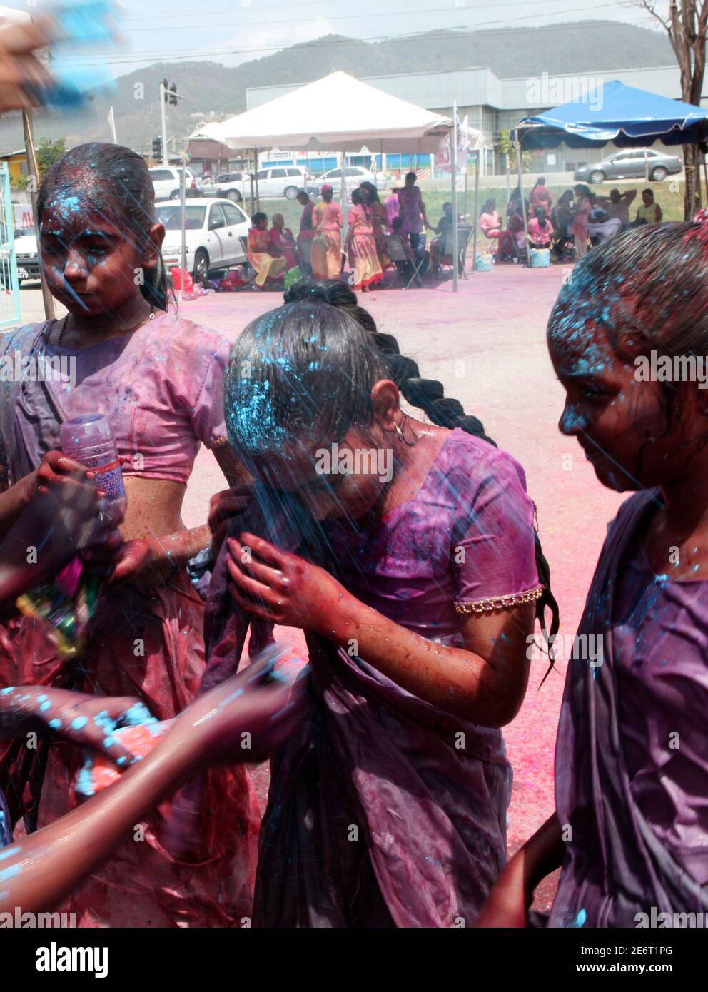 Phagwa festival hi-res stock photography and images - Alamy