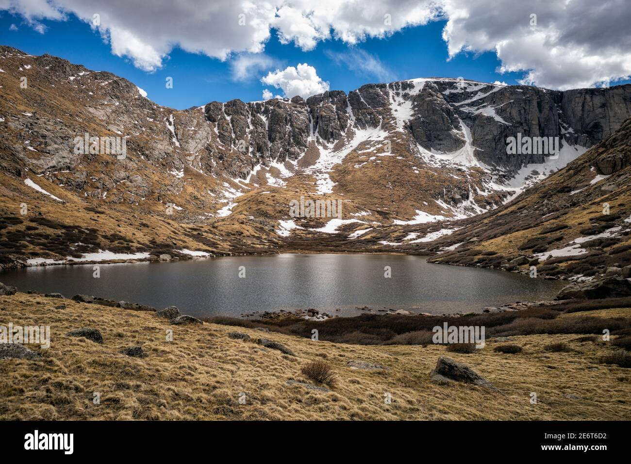 Upper Chicago Lake in the Mount Evans Wilderness, Colorado Stock Photo ...