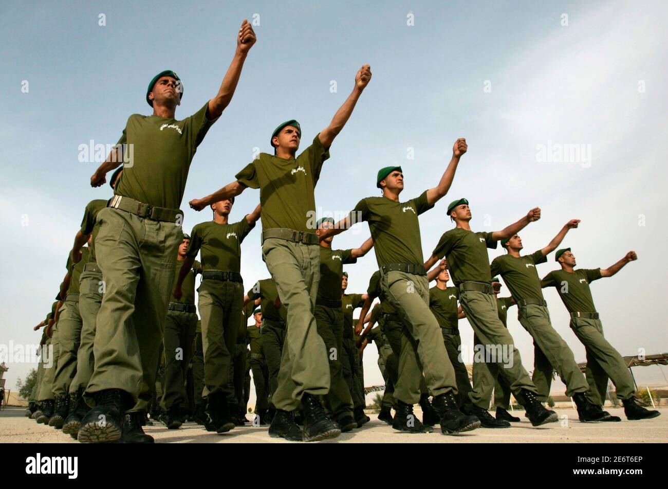 Palestinian security forces hi-res stock photography and images - Alamy