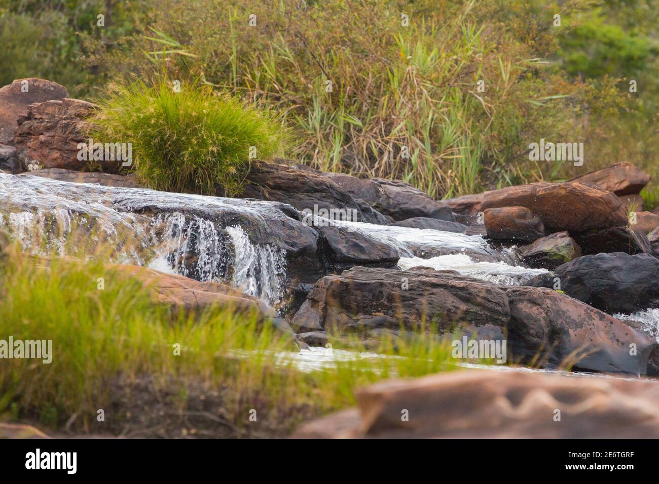 Cascades in the Rio Cipo in the Serra do Cipo Nationalpark in Minas ...