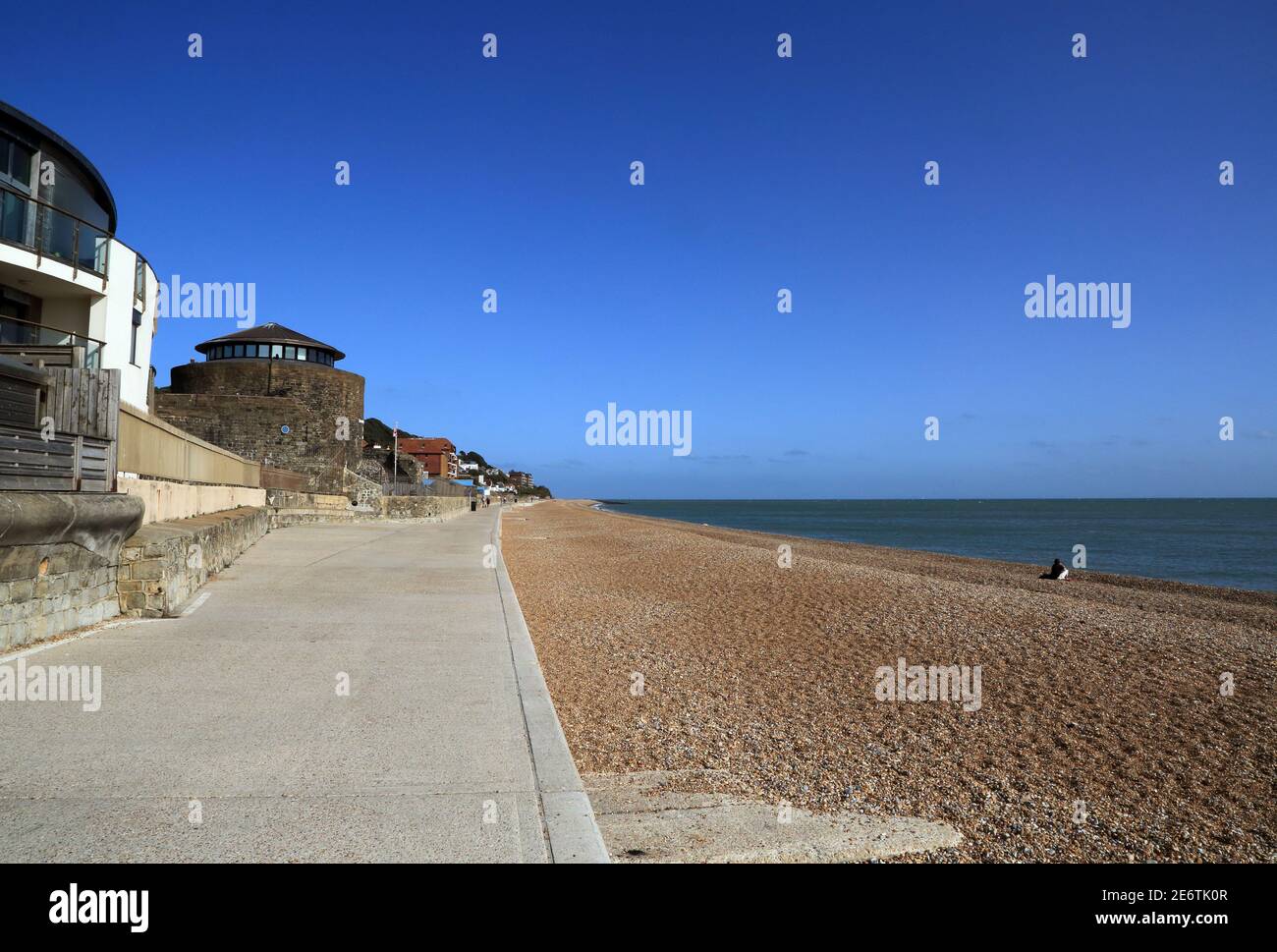 Folkestone beach boardwalk hi-res stock photography and images - Alamy