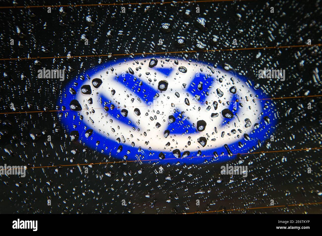 MOTALA, SWEDEN- 22 SEPTEMBER 2015:Car sales Volkswagen.The picture ...