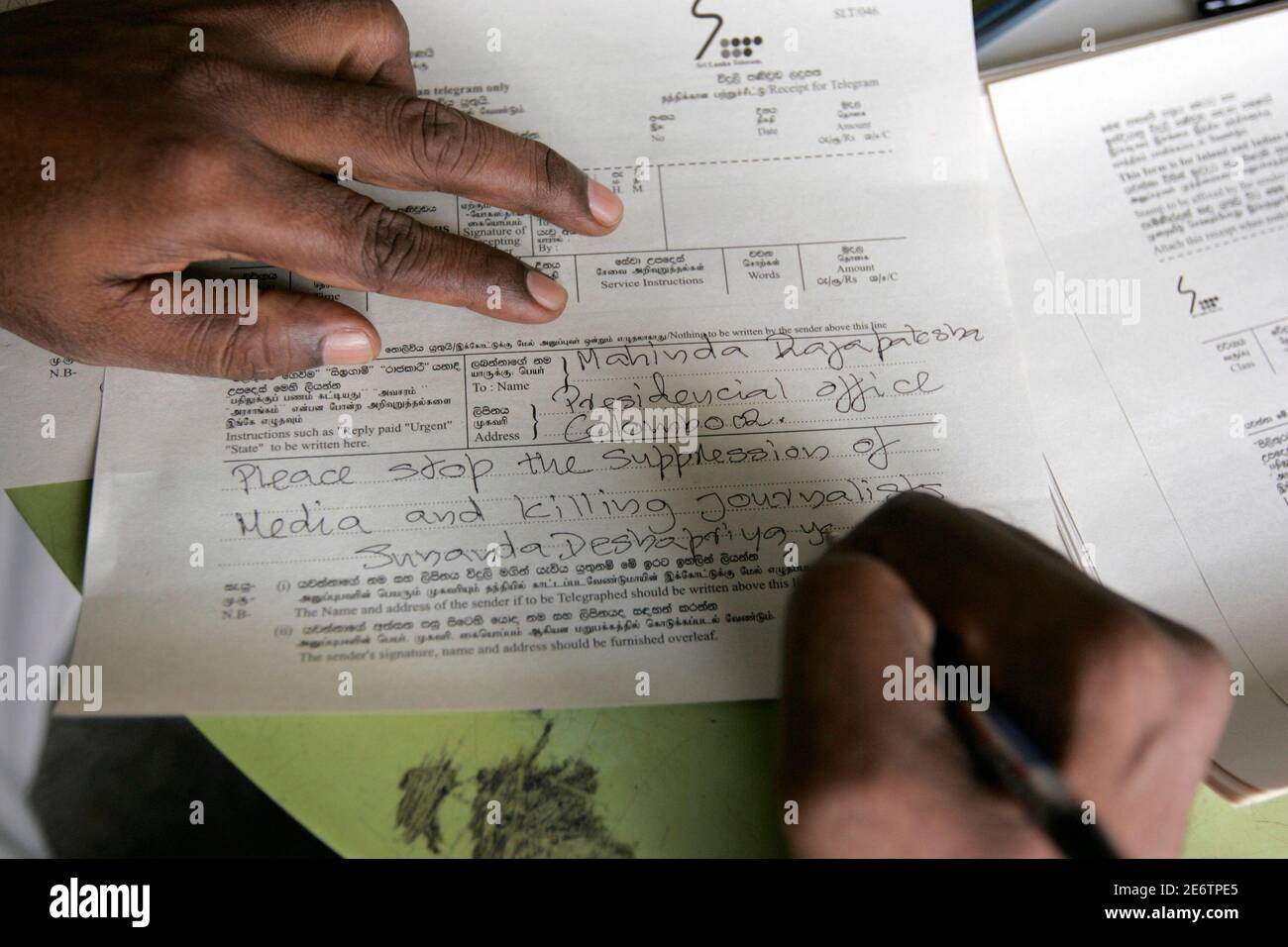 Post office telegram hi-res stock photography and images - Alamy