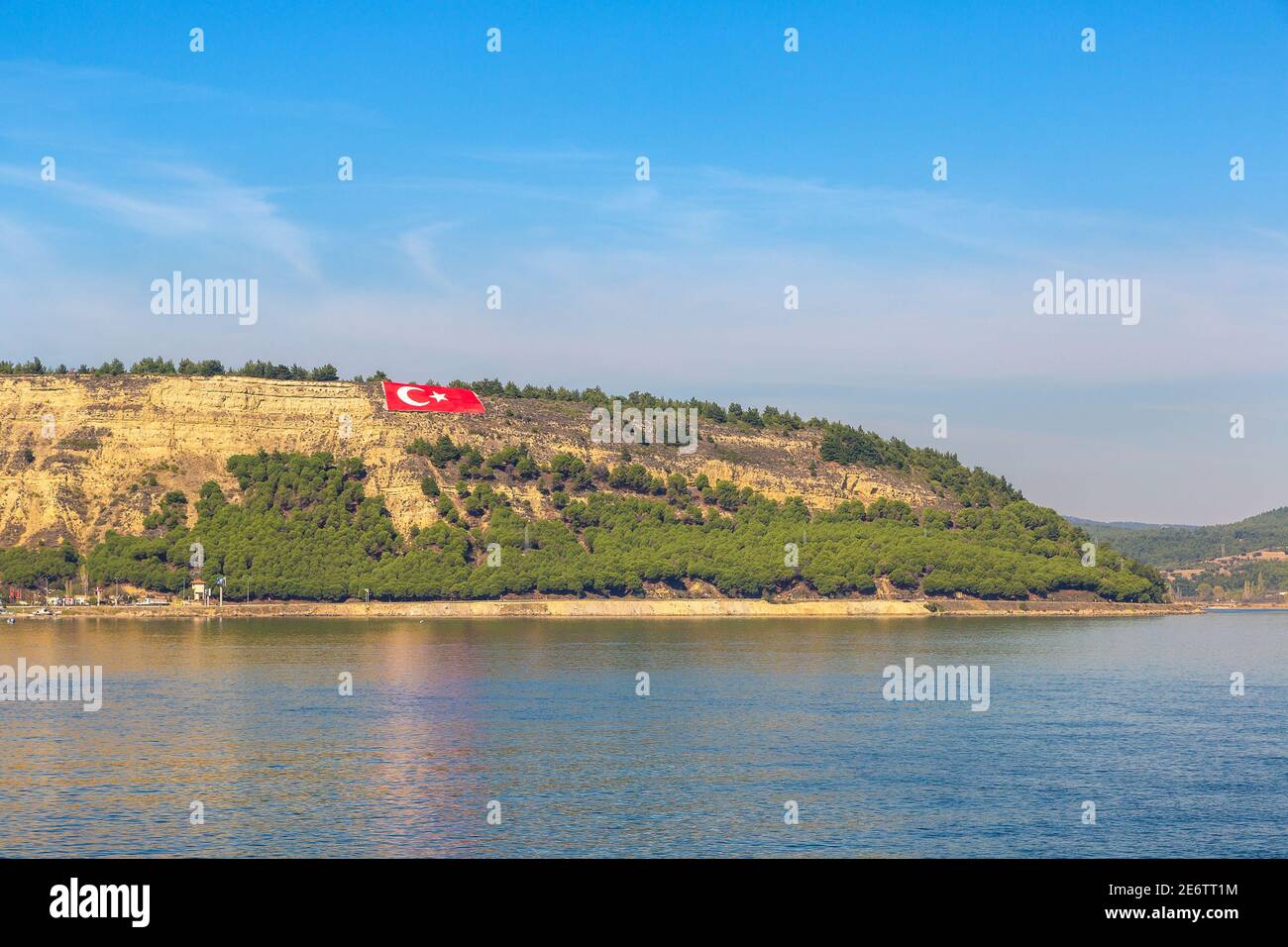 Dardanelles strait, Turkey in a beautiful summer day Stock Photo - Alamy