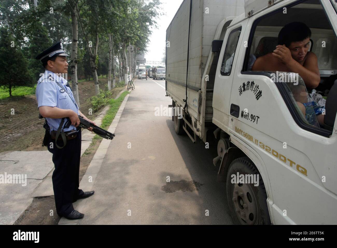 Police checkpoints hi-res stock photography and images - Alamy
