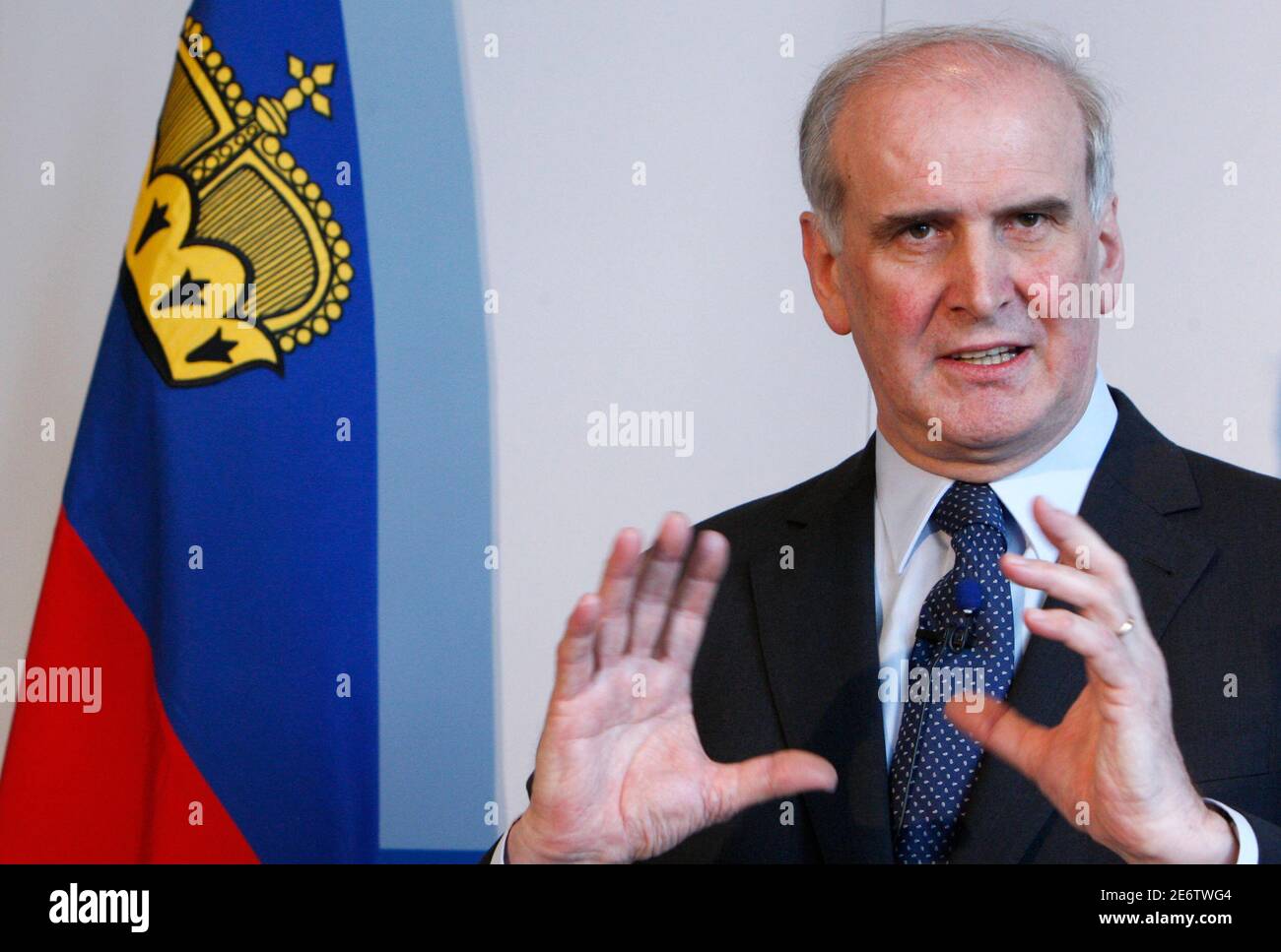Prime minister liechtenstein otmar hasler hi-res stock photography and ...
