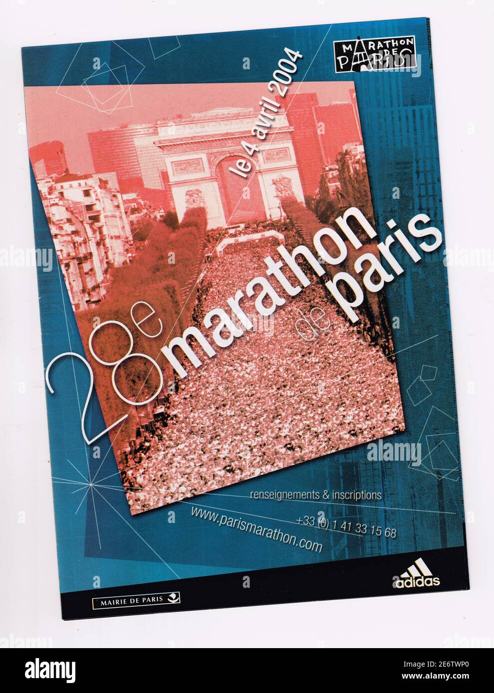 24th Marathon of Paris, 2004 Stock Photo - Alamy