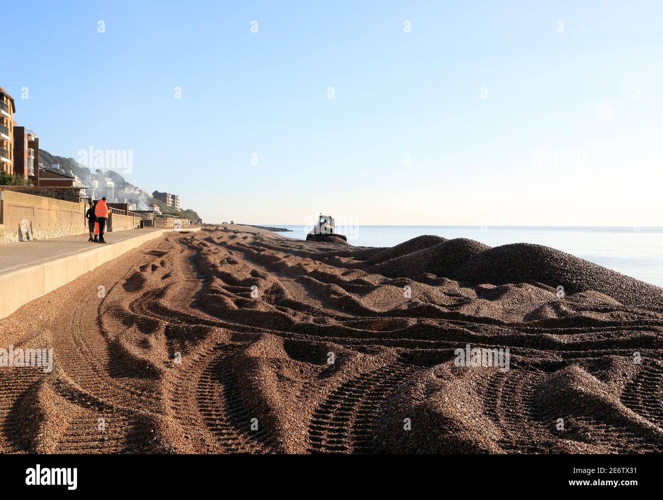 Folkestone beach walkway hi-res stock photography and images - Alamy